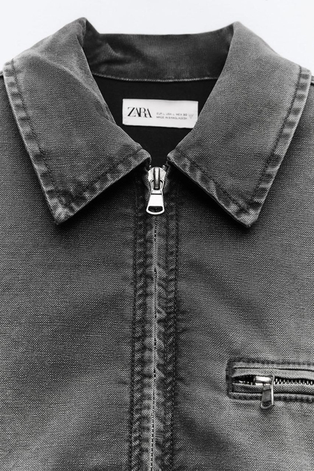 Джинсовая куртка Zara , M ( оверсайз)