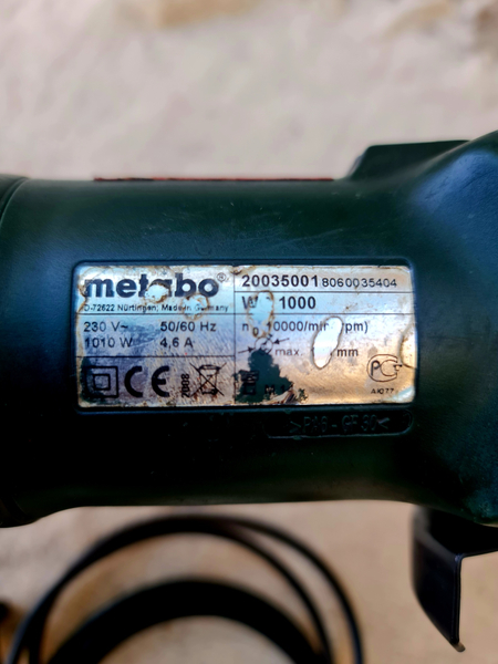 Болгарка Metabo диск 125 Германия