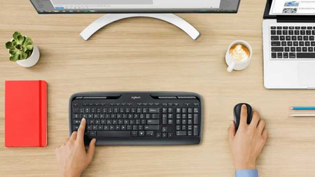 Комплект Logitech MK330 WIRELESS клавиатура мышь