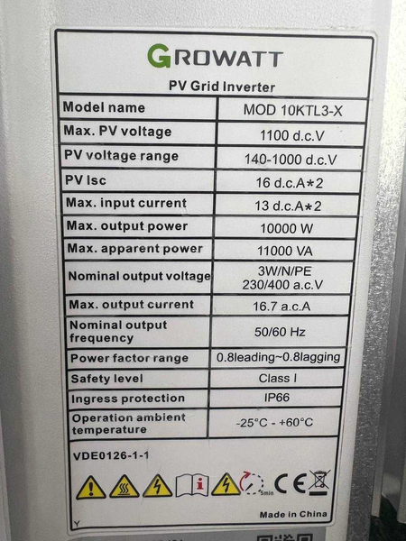 GROWATT inverterlarI.