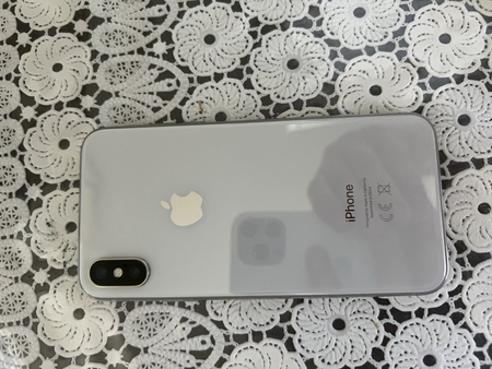Iphone x silver 64 gb face ishlidi