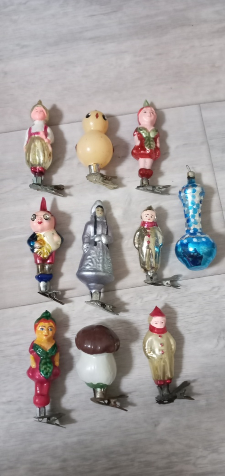 Ёлочгые игрушки СССР и ГДР