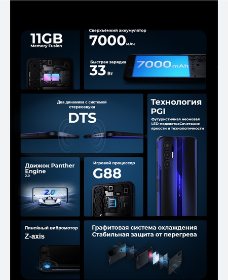 Techno pova 3.  2yarim oy ishlatganman full comlekt
