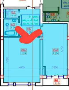 V4138 1/4/9 ЖК Sohil House  Ор.р: Кафе Полянка 67м2 Коробка