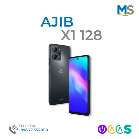 Смартфон Ajib X1 8/128 ГБ, черный