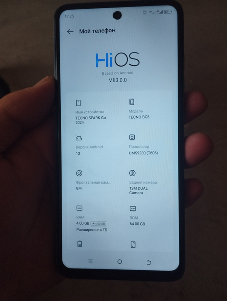 Tecno spark go xolati yangi