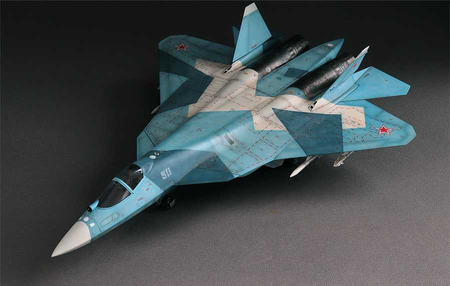 Сборная модель самолета Су-57 (ZVEZDA, 1:72)
