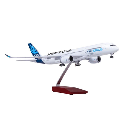 Самолет модель ( AIRBUS A350XWB) с Led подсветкой шикарный подарок
