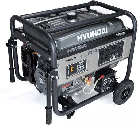 Генератор Hyundai GEN-HHD7250 с электро стартером (бензин/газ)