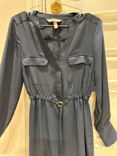 Синее платье H&M