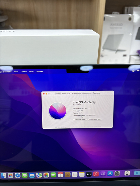 Macbook air 2022 M2 16/512Gb