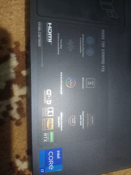 ASUS TUF GAMING F15 CORE i7 sotiladi holati a\\\'lo