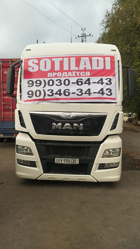 MAN TGX 440 MEGA + KRONE прицеп Сотилади