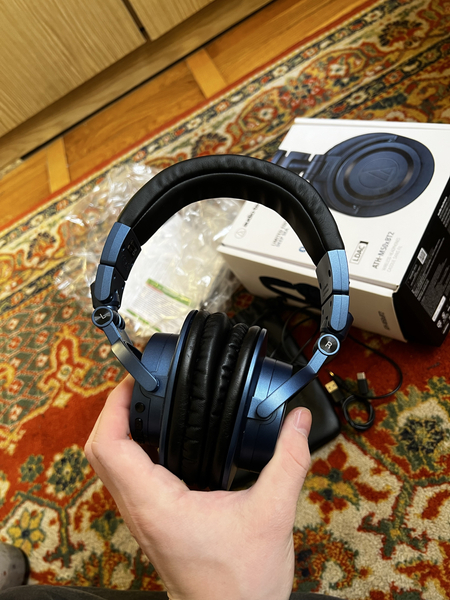 audio-technica ATH-M50xBT2 deep sea limited edition - наушники
