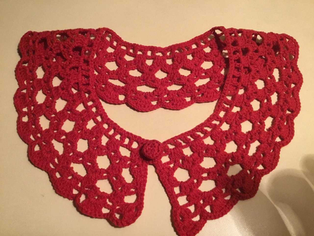Вязаные  ажурные воротнички женские (ручная работа)