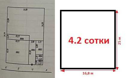 Продается Земля 4,2 сотки !! 16,8х25 !! М-Улугбекский р-он !! Трюфель