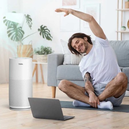 Умный очиститель-обеззараживатель серии TION IQ 400 (Белый,черный)