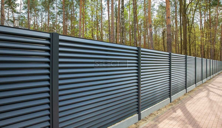 Металлические панели на забор системы SELECT JALUZI