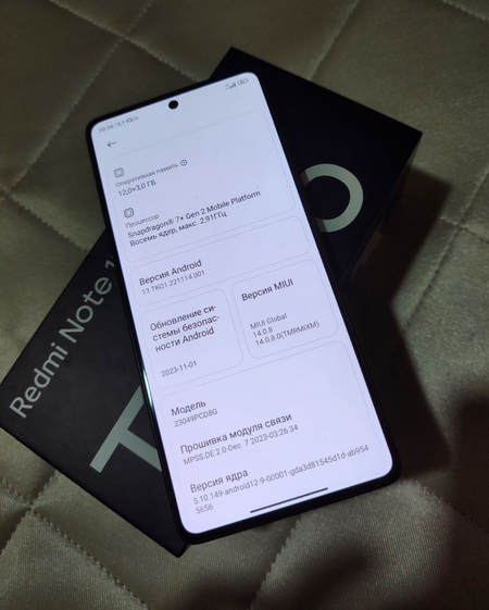 Продаётся Redmi Note 12 TURBO в идеальном состоянии 12/512GB