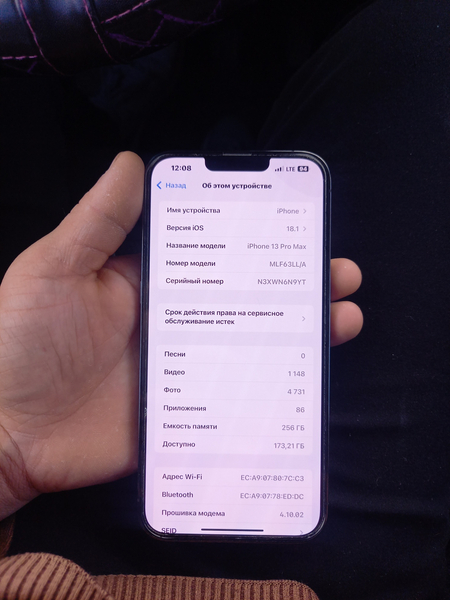 Iphone 13pro max 256gb LLA American