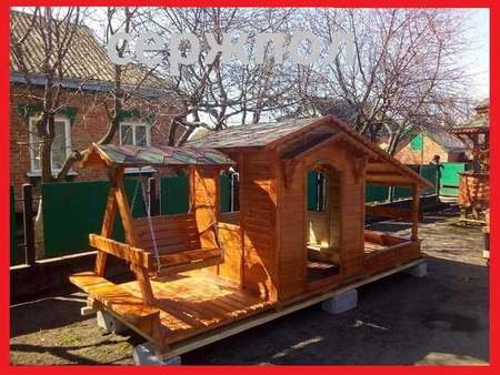Детский игровой комплекс из дерева