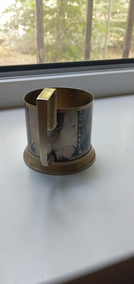 Подстаканник серебро