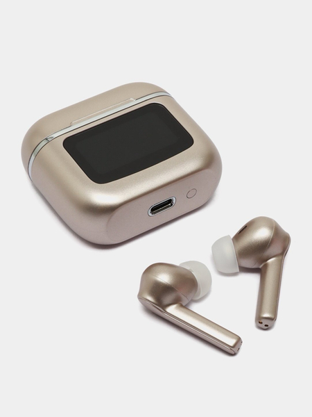 Earbuds Green LCD Touch Wave ANC