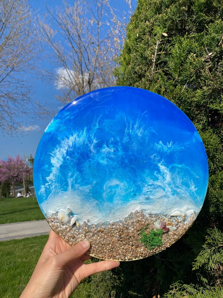 Epoksidniy smola Kartina Resin art ocean