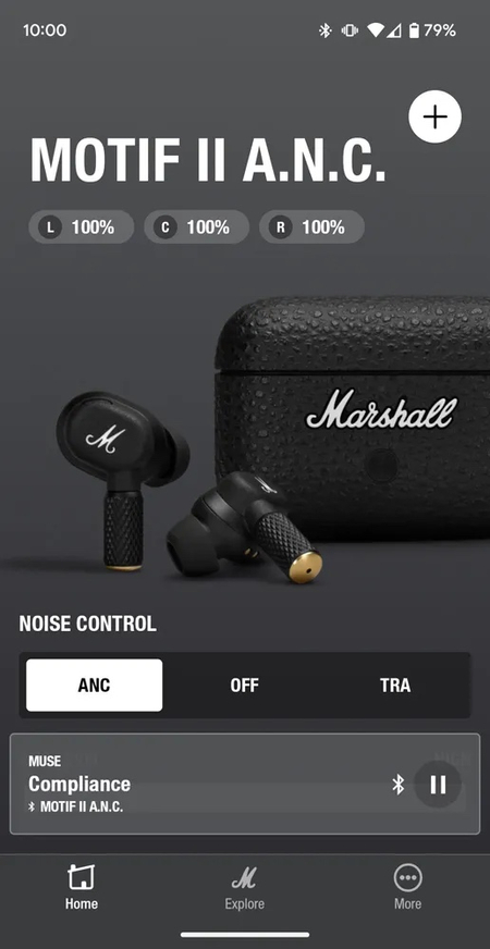 Наушники Marshall Motif 2 A.N.C