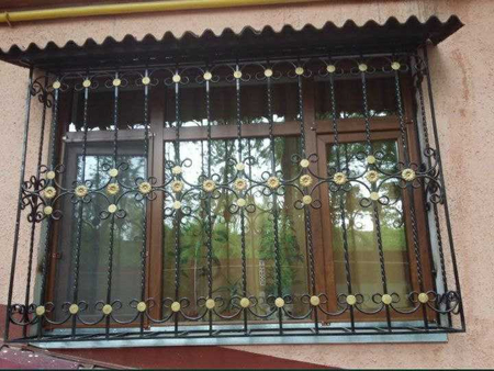 Derazalar uchun panjaralar, Derazaga reshotka
