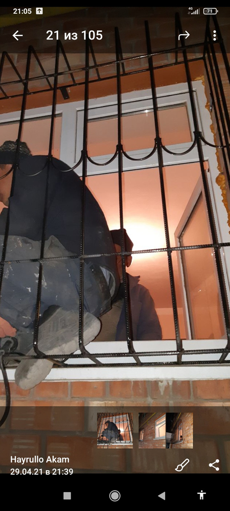 Панжара темир решоткалар бизда