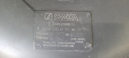 Propan gaz ballon sotiladi 35litrlik 4chi pakaleni  yangi abarodini