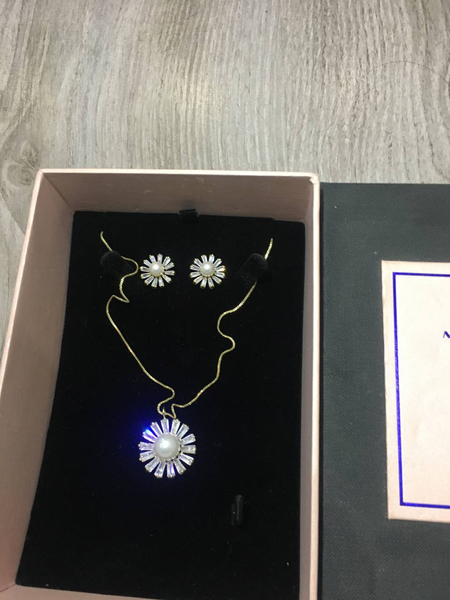 Подарок Neoglory Swarovski под золото