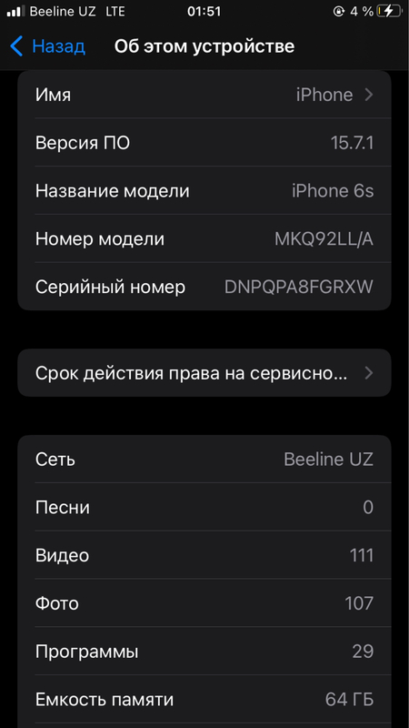 Iphone 6s zur sastayenada