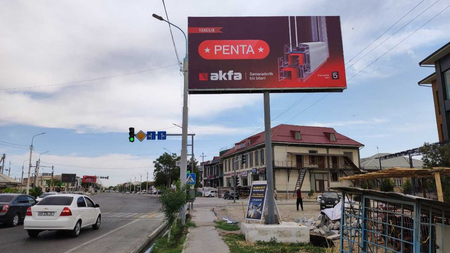 Реклама на билбордах Андижан/ Bilbordlarda reklama Andijon/ Баннерлар