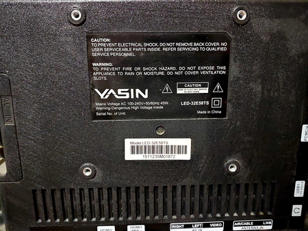 Плазменный телевизор YASIN led-32e58ts