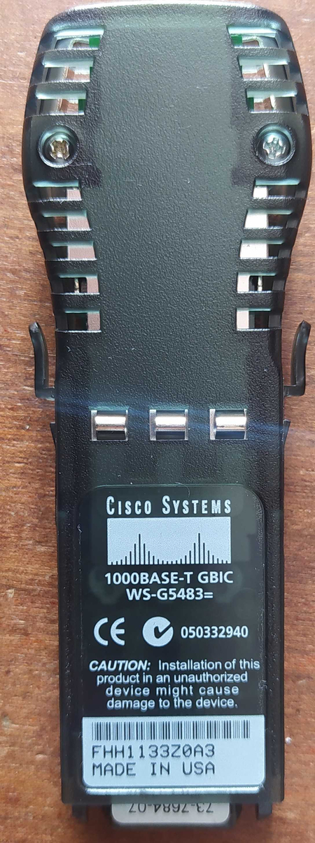Гигабитные модули Cisco WS-G5483, Juniper SP7041-M1-JN