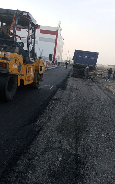 Асфалт ёткизамиз. Asfalt ishlari