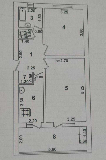 Цум 2в3/8/9 Аллея Ц7 спец-план 75м2