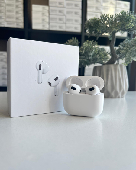 Yengi Apple AirPods 3   + Garantiya + Dastavka 24/7 O'zb ichida