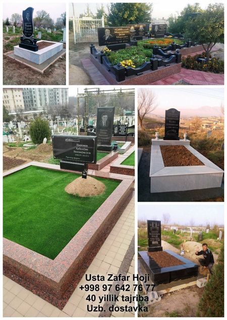 Granit Qabr Toshlari Buxoro - Надгробные Камни Бухара Yodgorliklar.Uz