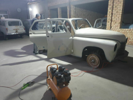 Редкий автомобиль м20 пабеда кабролет.
