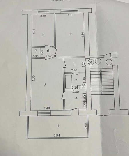 Срочно дешево 3/3/4  70м² балкон 2 на 6