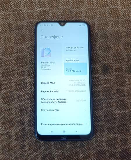 Redmi note 8 ...