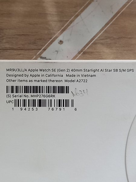 Apple watch SE GEN 2