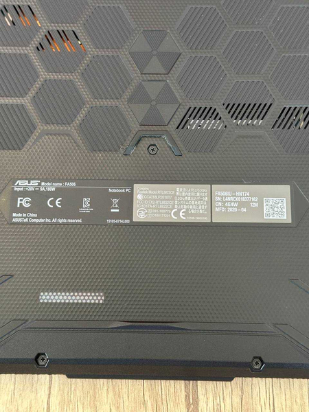 Ноутбук Asus Tuf Gaming A15 R7-4800H/16Gb/512Gb/15,6