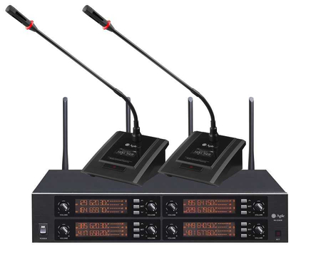 Петличка беспроводная микрофонная система Agile KX-D812B