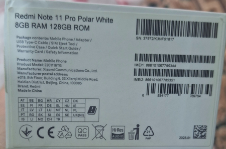 Redmi Note 11 Pro