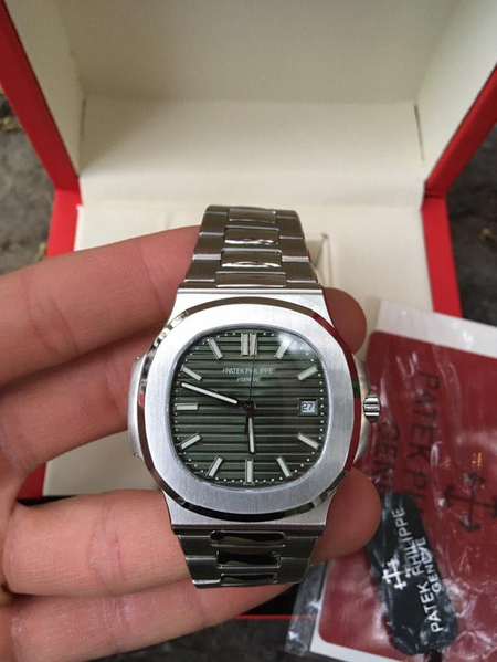 Patek Philippe Geneve Nautilus Automatic Mexanika soat watch chasi