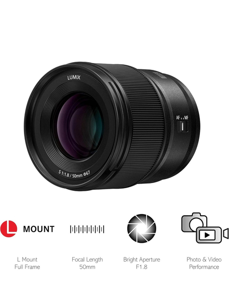Panasonic LUMIX S 50 mm Obyektiv sotiladi. Yengi